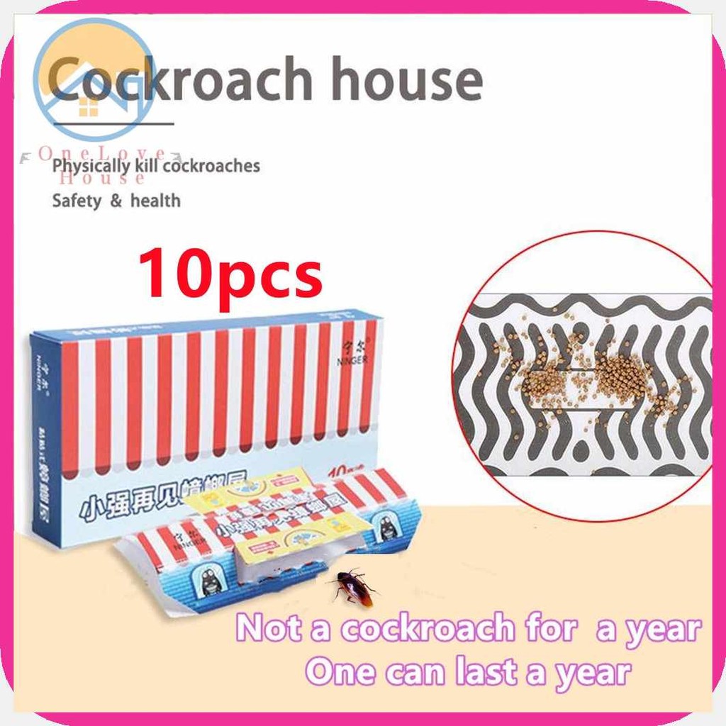 10pcs&i@Cockroach}UN&Repellent[Wh,Pitfall!Hg,House!gL,Killer!DW,Insect ...