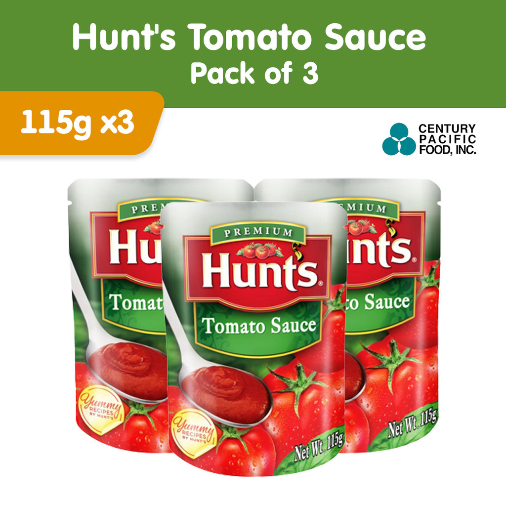 Hunt's Tomato Sauce 115g (Pack of 3) | Shopee Philippines