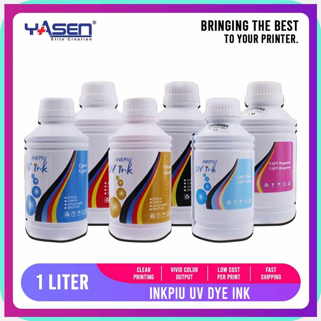 INKPIU)H|1000mltf_Universal~f?Dye*v?Ink*Y?C*z?M*e?Y+i@K Refill Ink 1 ...