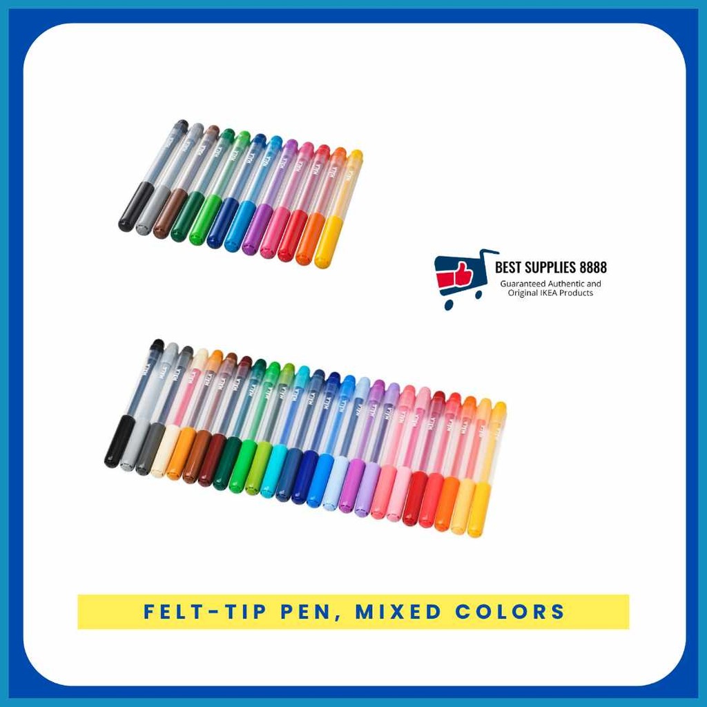BestSupplies[i^IKEA!N#MALA}W>Felt-tip)K>pen,*R?mixed*rb?colors,*Zs ...