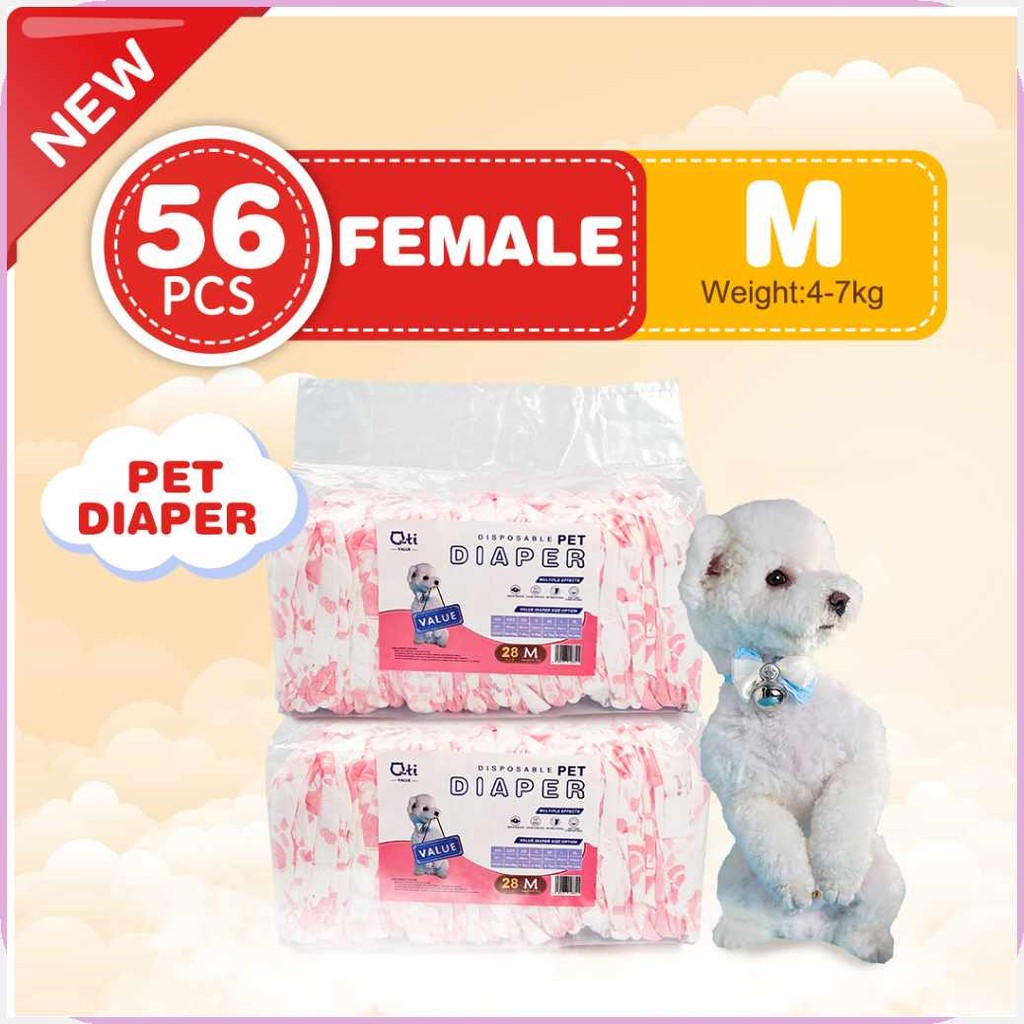 Qti_pt)Female[J,Pet,S[Dog,j[Diaper,F[56’s,O[Size,T[M,J[for 4-7KG Dog ...
