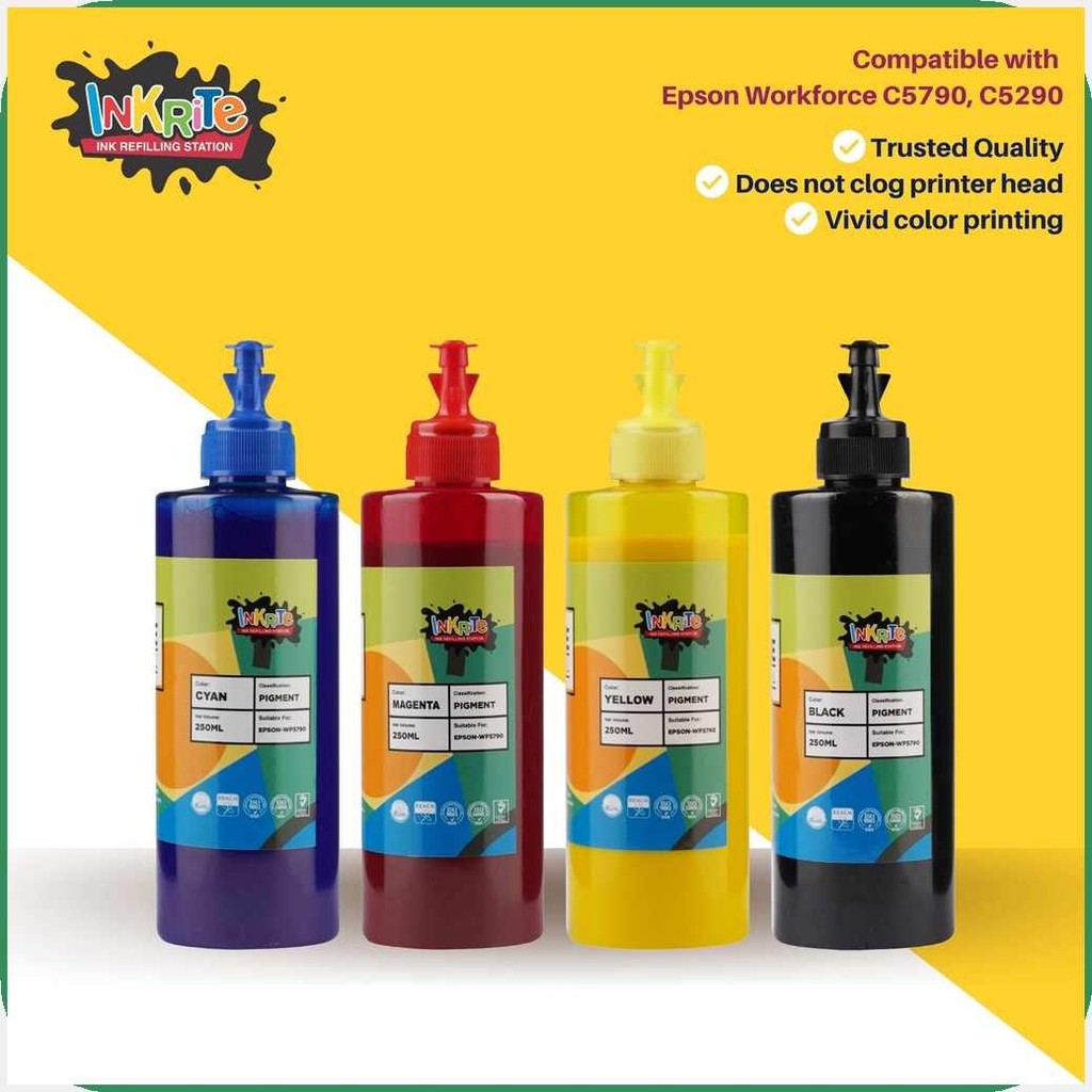 Inkrite%SR?Pigment,gs^Ink?n*for~x*Epson U+h+S+M+WorkForce WF-C5790 WF ...