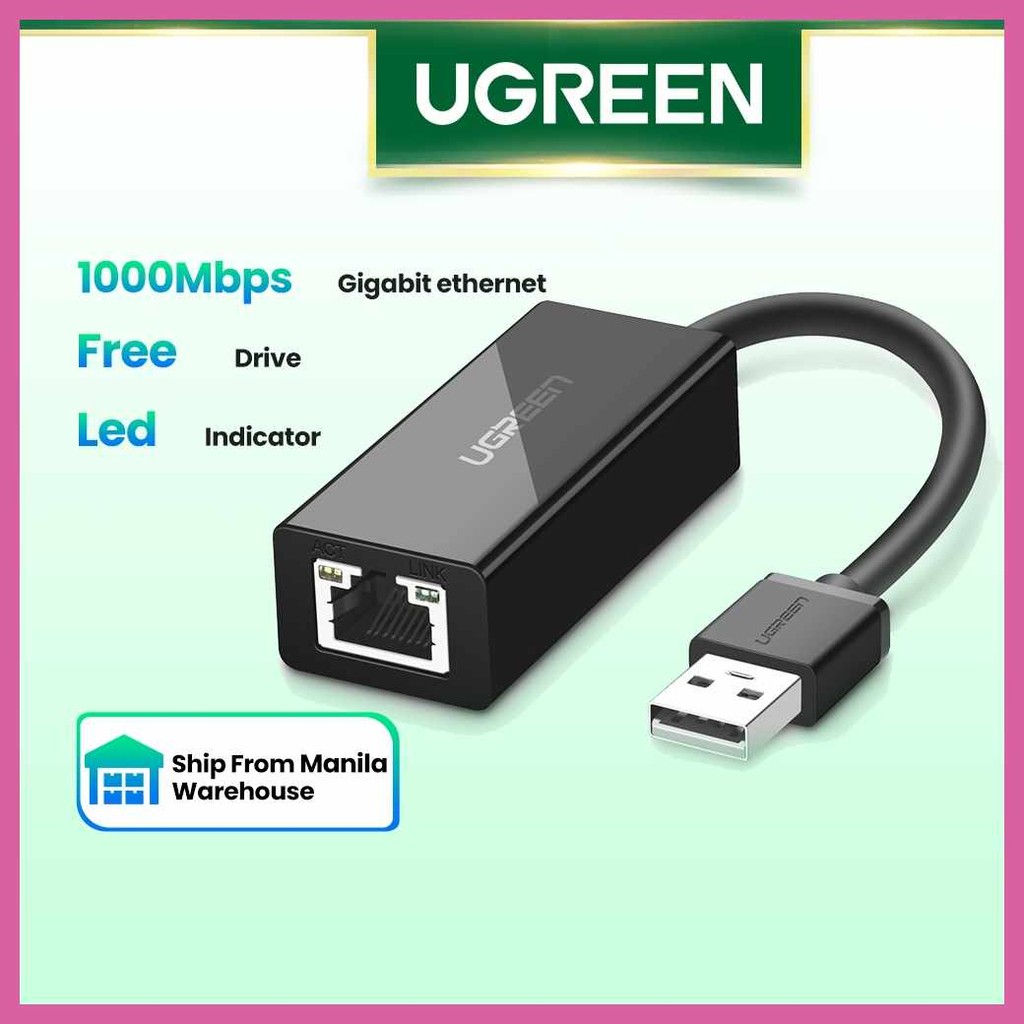 UGREEN&USB(nY@3.0;mJ&Ethernet`FW&Adapter`Su&1000Mbps`CT&Network`L&Card ...