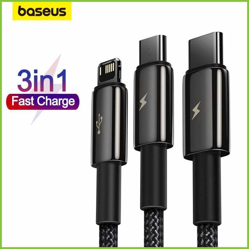 Baseus@u{3$I$in$d/1$V/Data$Q/Cable$C/USB$f:to%c:M+L+C 3.5A for iPhone ...