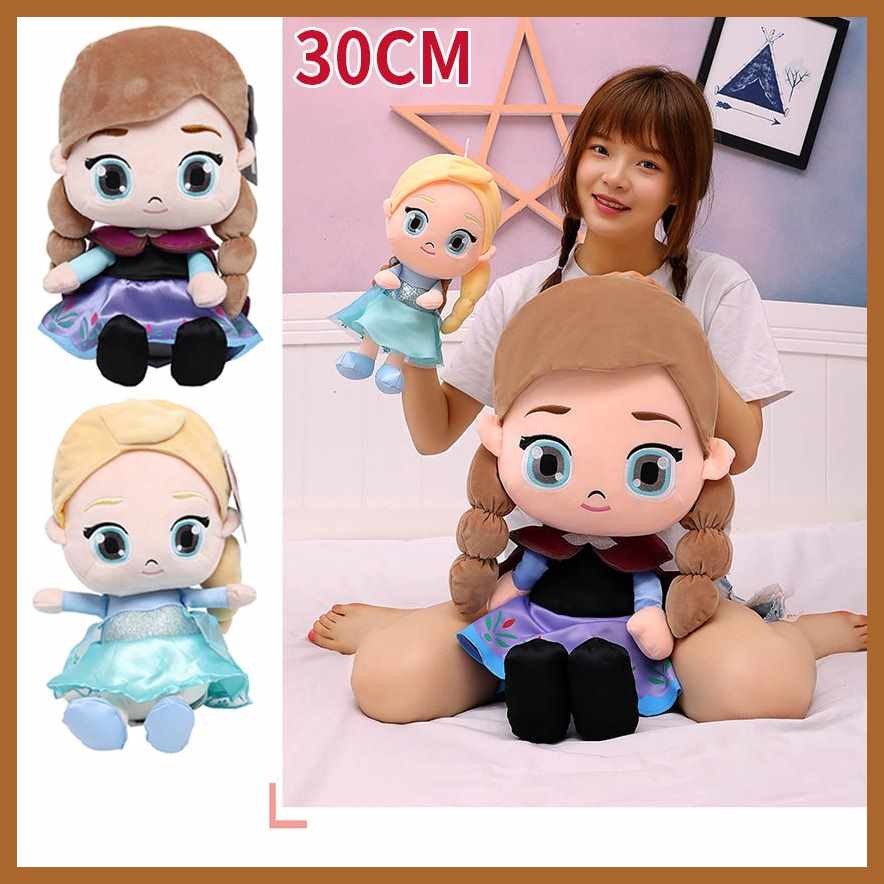30CM]Gh:Plush=C&Doll@ad+Stuffing Z+x+z+u+Y+Doll Frozen Princess Elsa ...
