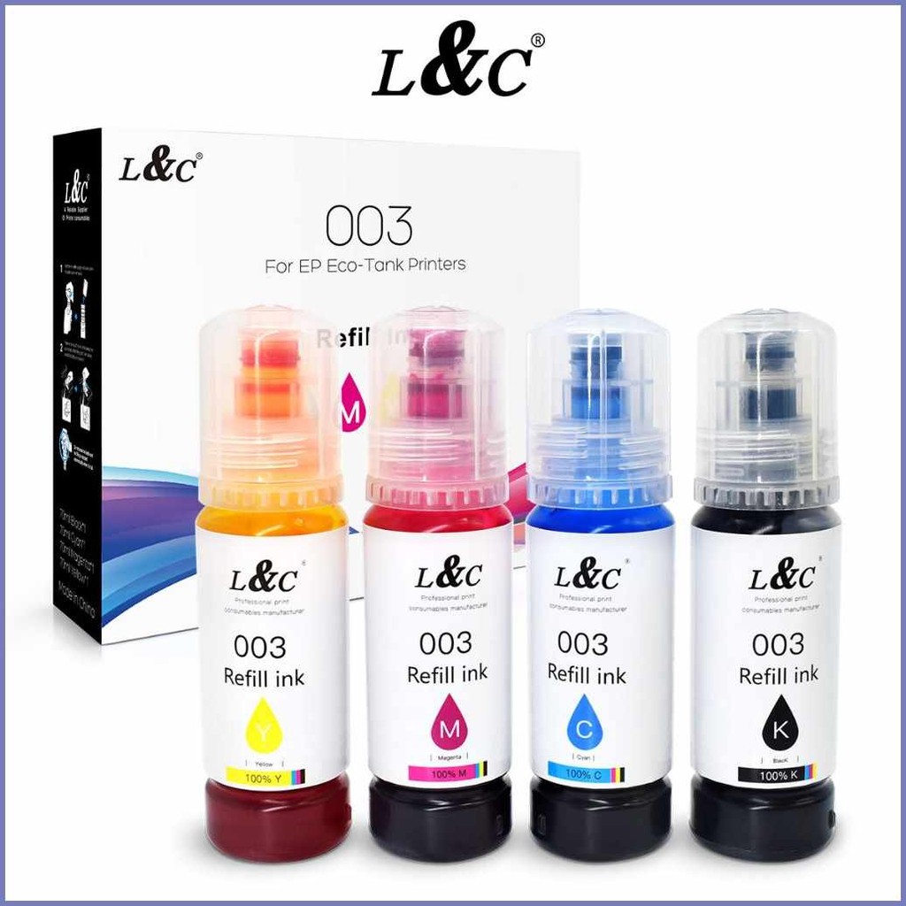 L&C&sRefill+HR+ink+Fa@003+W@Ink*h?Set*k?Dye*S?Ink*Y?For Inkjet Printer ...
