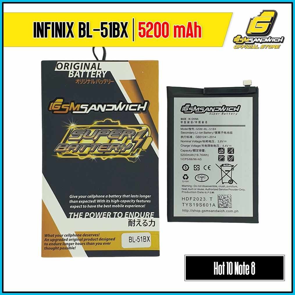 GSMSandwich@MC$Super>D,Battery;E&BL-51BX`g&for{F'INFINIX{g'Hot{BV'10{eL ...