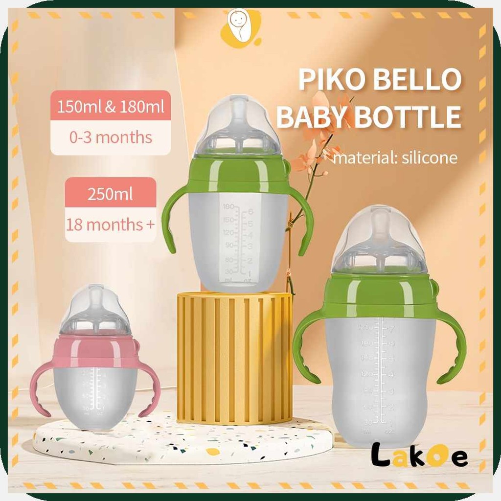 【COD】Lakoe!r@PIKO_mI=BELLOB-siliconeJ-milkF-feedingm-nursingN-Bottlel ...