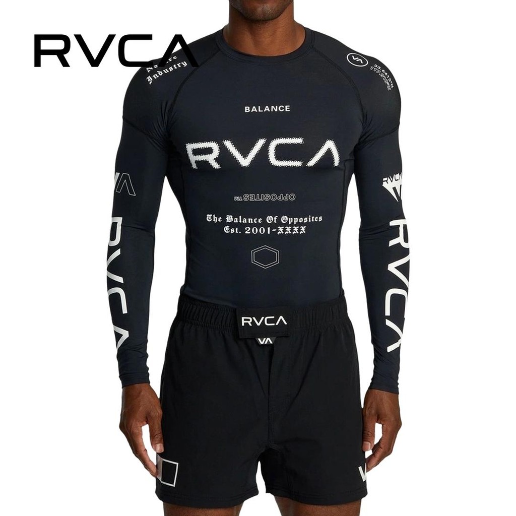 Rvca Sport Rashguard Kvm6 Mens Sports Tops | Shopee Philippines