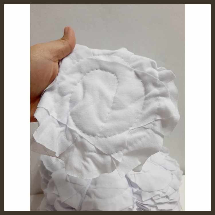 ROUND*C@RAGS;eD.100pcs>E)Basahang}t)Bilog}k)Plain}ZZ)White.}ex ...