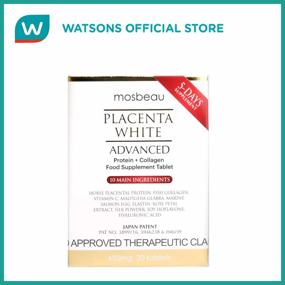 MOSBEAU(z#Placenta)l'White,QO!Advanced[yR!Tablet[qk!650mg[Wj!x20[n!Pack ...