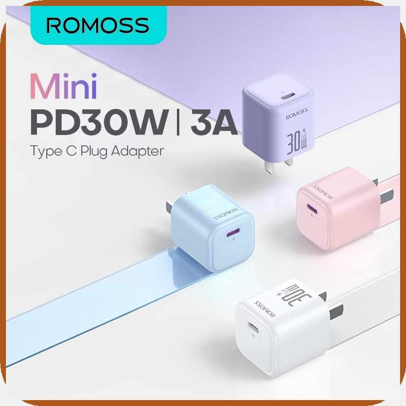 Romoss?j{AC30C~t=MinioPD30W=OOUSB-C-nFast-cCharger-dAdapter-t3A Type C ...