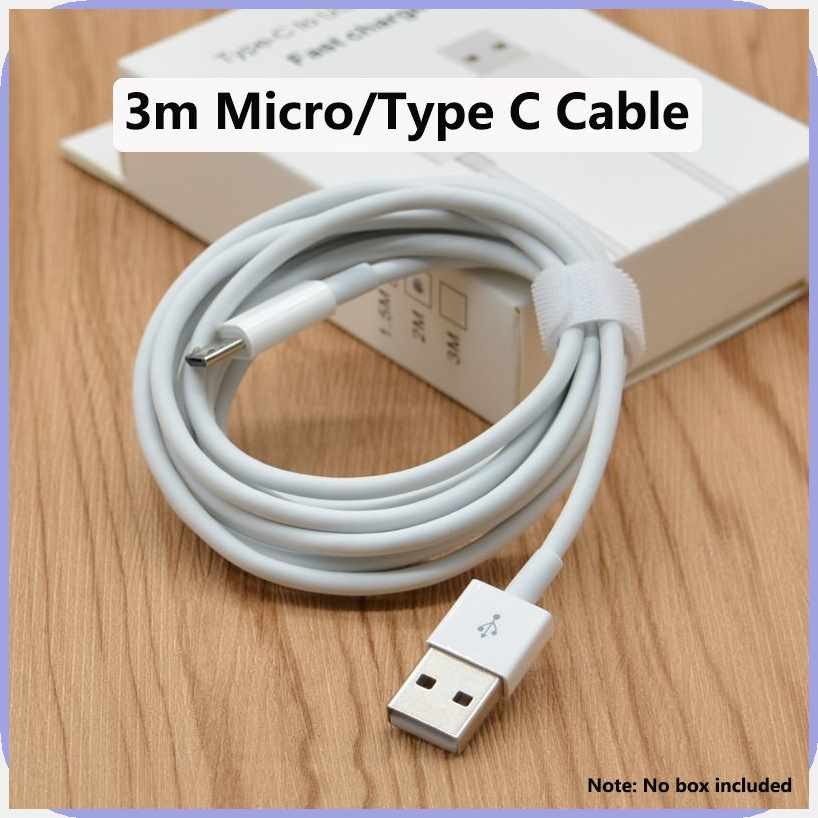 3M*z>Original]bs:Micro@R+USB/Type v+I+Q+c+C+C Cable Long Charger Cord ...