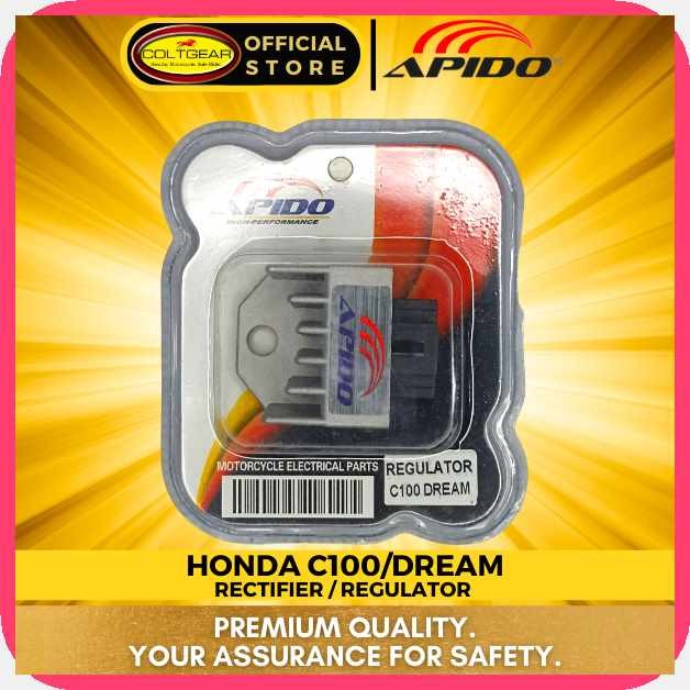 APIDO&Z}Rectifier/Regulator%E(for$Q^Honda/N^C100/Dream | Shopee Philippines
