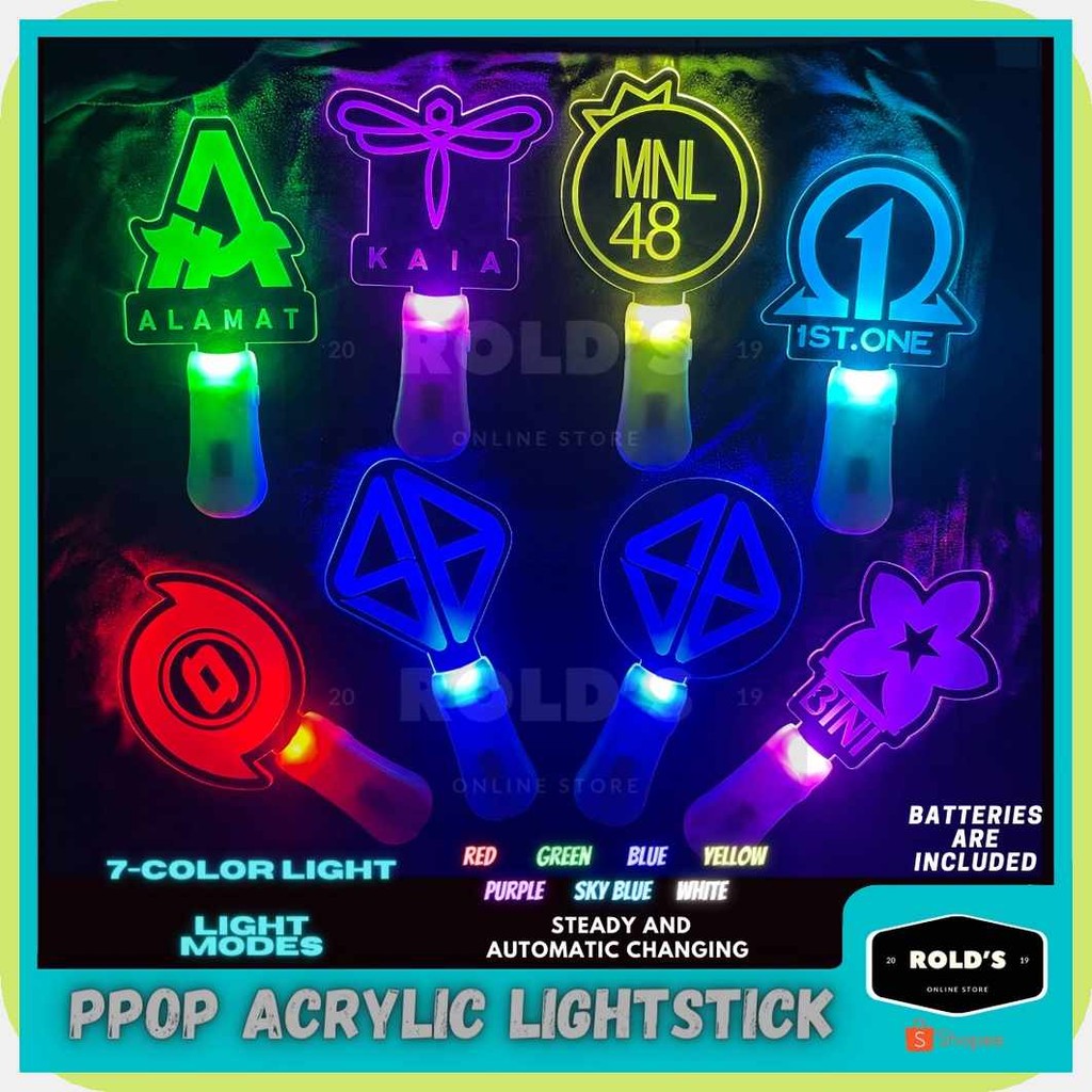 P-POP~iD/Acrylic(uB&U`Lightstick;u`(Unofficial) | Shopee Philippines