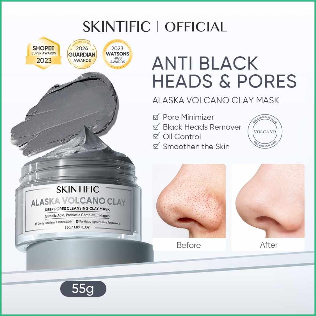 SKINTIFIC_Wh[Alaska{cN^Volcano}zx>Clay)Lo>Mask)GE>55g)ky>Pores ...