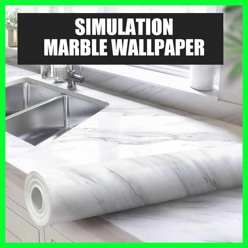 Waterproof$s^PVC^D$Kitchen^c$Countertop^U$Marble^l$Granite^QW$Wallpaper ...