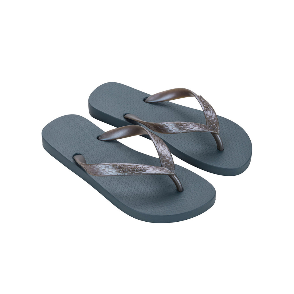 Ipanema Classica Blue/Pearly Silver Comfortable Slippers for Ladies ...