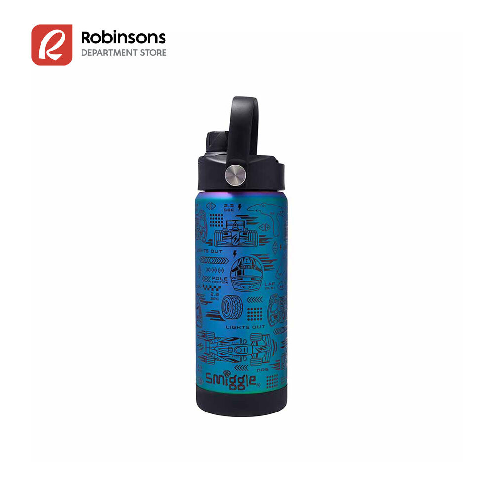 Smiggle Bottle Steel Accel Black | Shopee Philippines