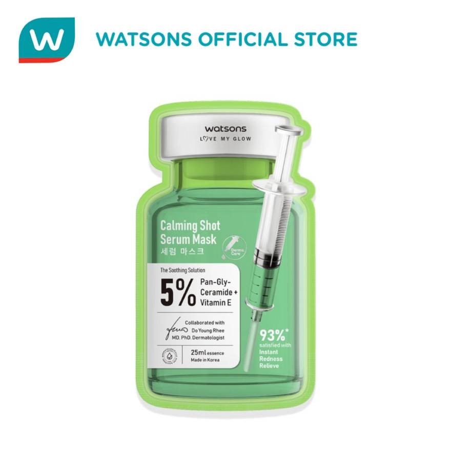 WATSONS Calming Shot Serum Mask 1S | Shopee Philippines