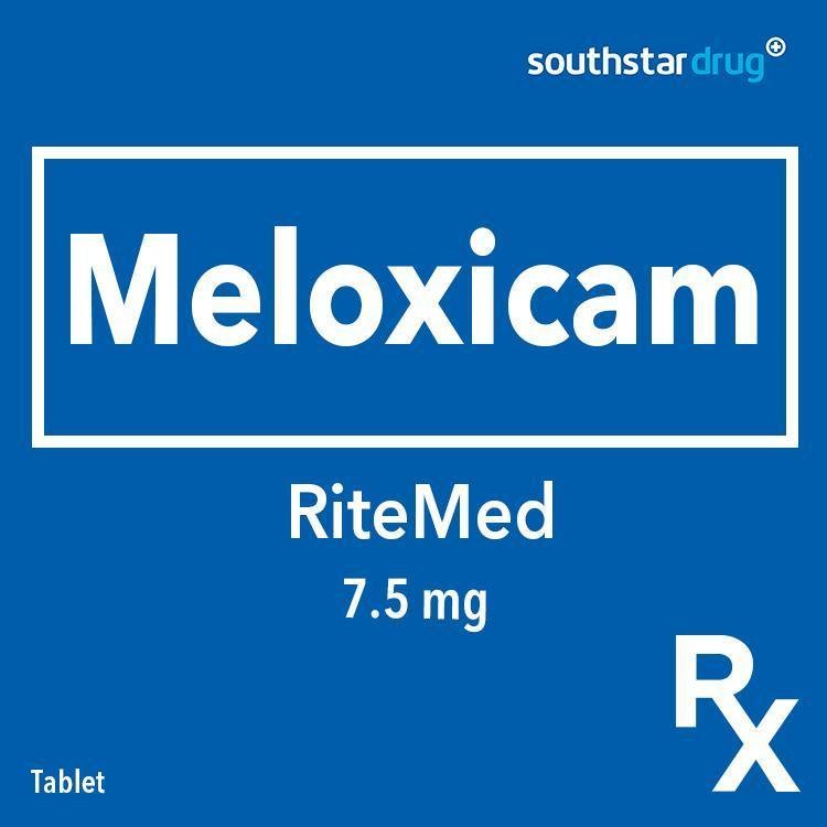 Rx: Ritemed Meloxicam 7.5mg Tablet | Shopee Philippines