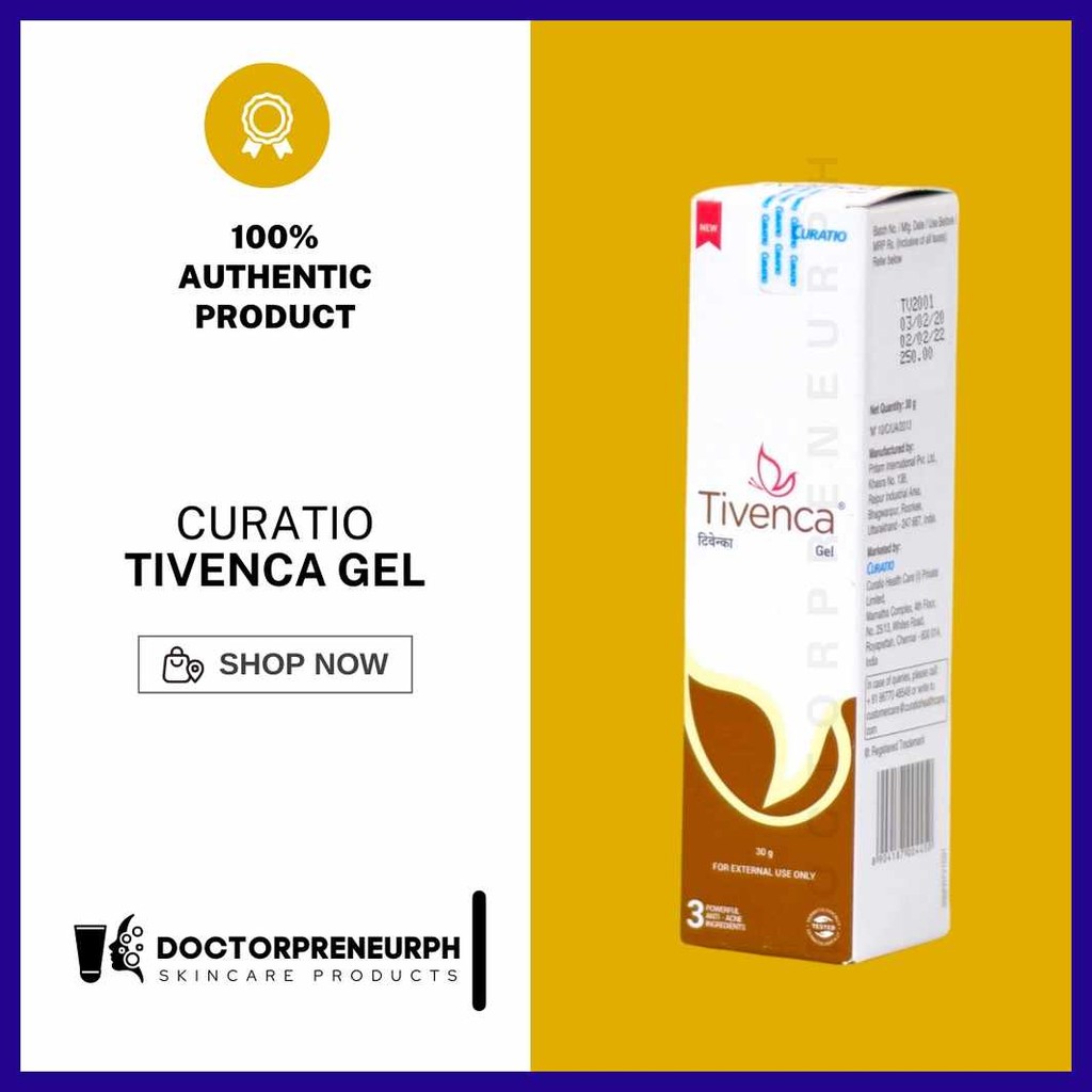 Tivenca'bq=Gel.Y+30g;Eq&(for`Kn&acne`Ya&prone) | Shopee Philippines