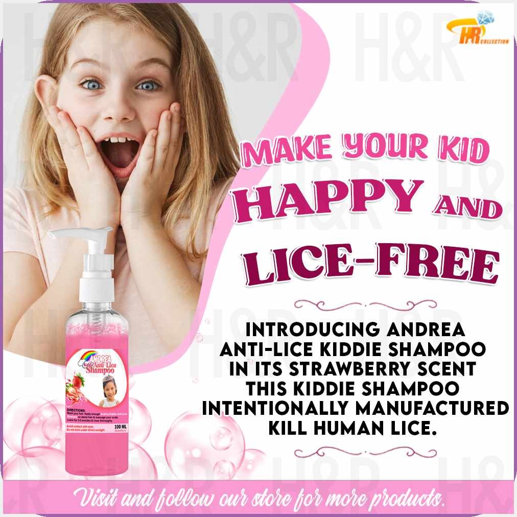 Andrea;bc~Anti-Lice-oKiddieF-ShampooJq-Strawberry!gR,100ml!mg,(!JR,PANG ...