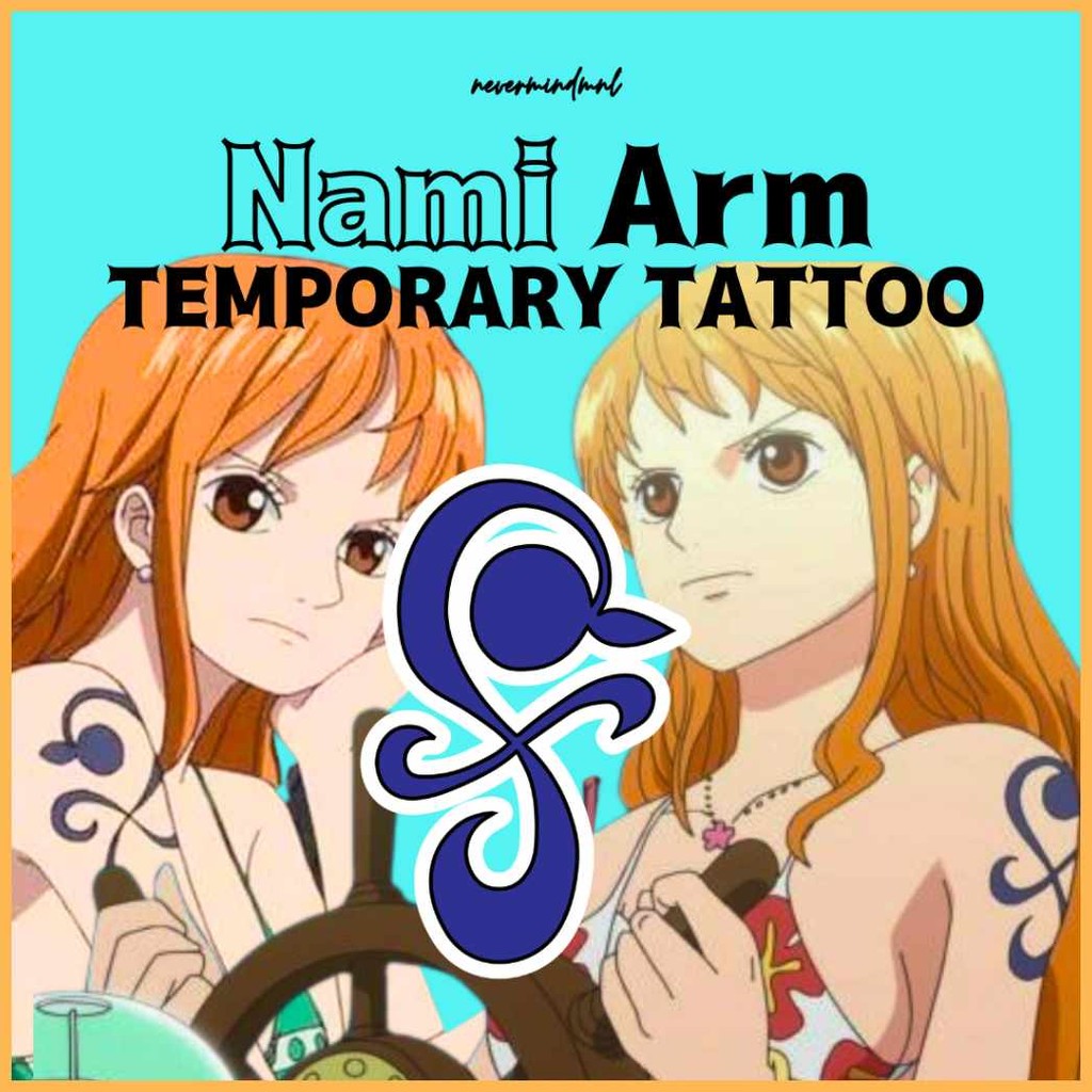 COSPLAY]fN'TEMPORARY>C`TATTOOS+U@G@for+t@Nami+i@Tattoo+D@Sticker+A@for ...
