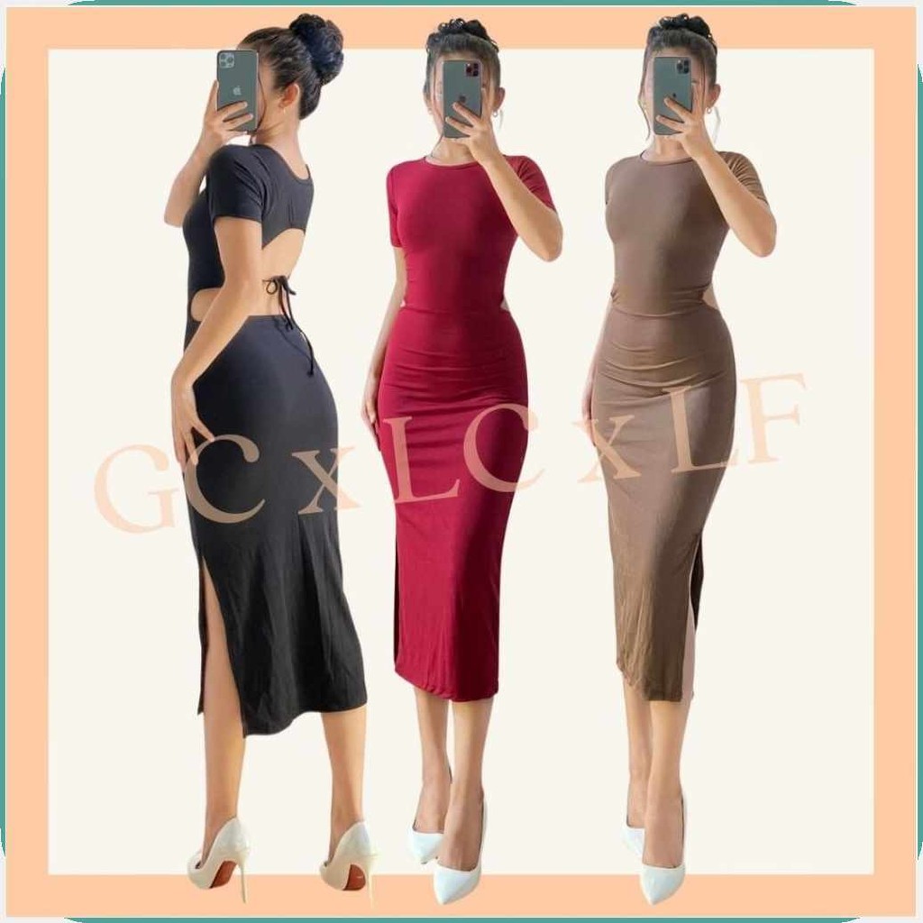 SASSY!NOKnitted@o|Basic.YE#Roundneck]a#CurvedTBacklessMwithFSelfyTie ...