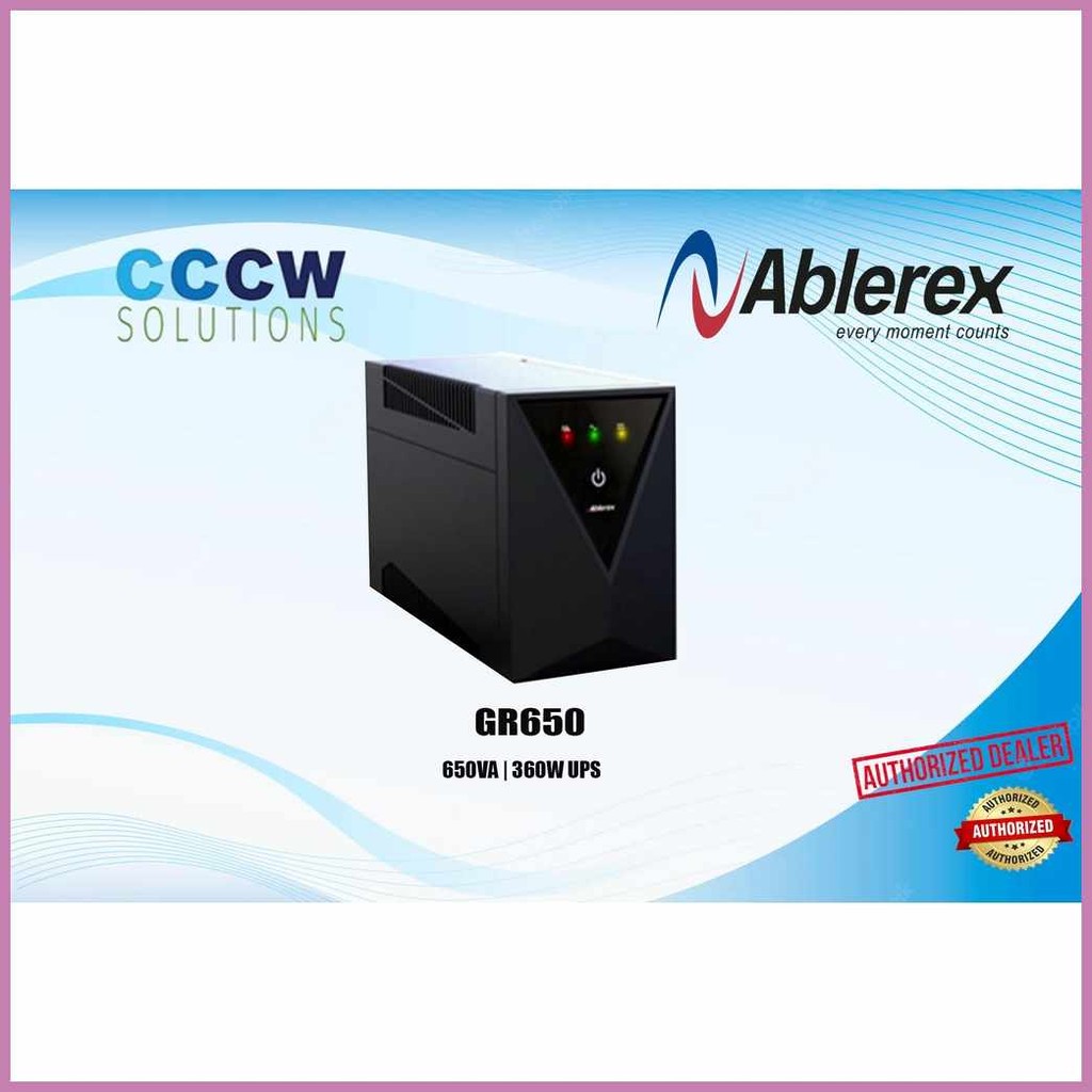 ABLEREX)h.GR650~P^650VA|360W$Gs/UPS$sV/(Line$De:Interactive) | Shopee ...