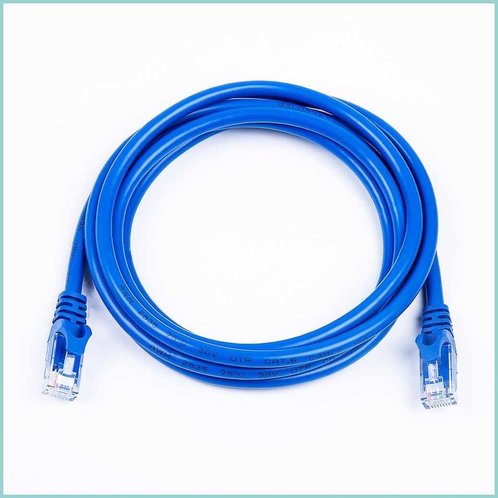 Allan Y Cat6 N]ethernet Q 1 5m}q Utp~h Lan~ey Cable}mk Indoor}qq Blue Cable Shopee Philippines