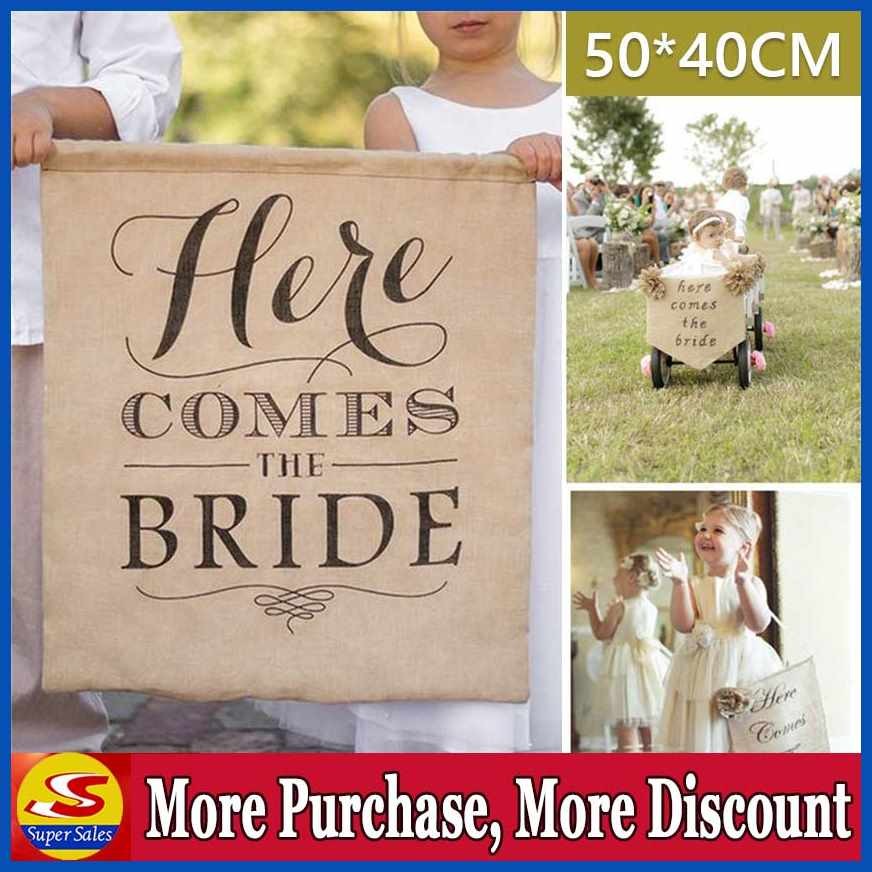 【SuperSales】Here=OZ^Comes;D+Pg@the+Oa@Bride+Xk@Banner+zX@Wedding+YL ...
