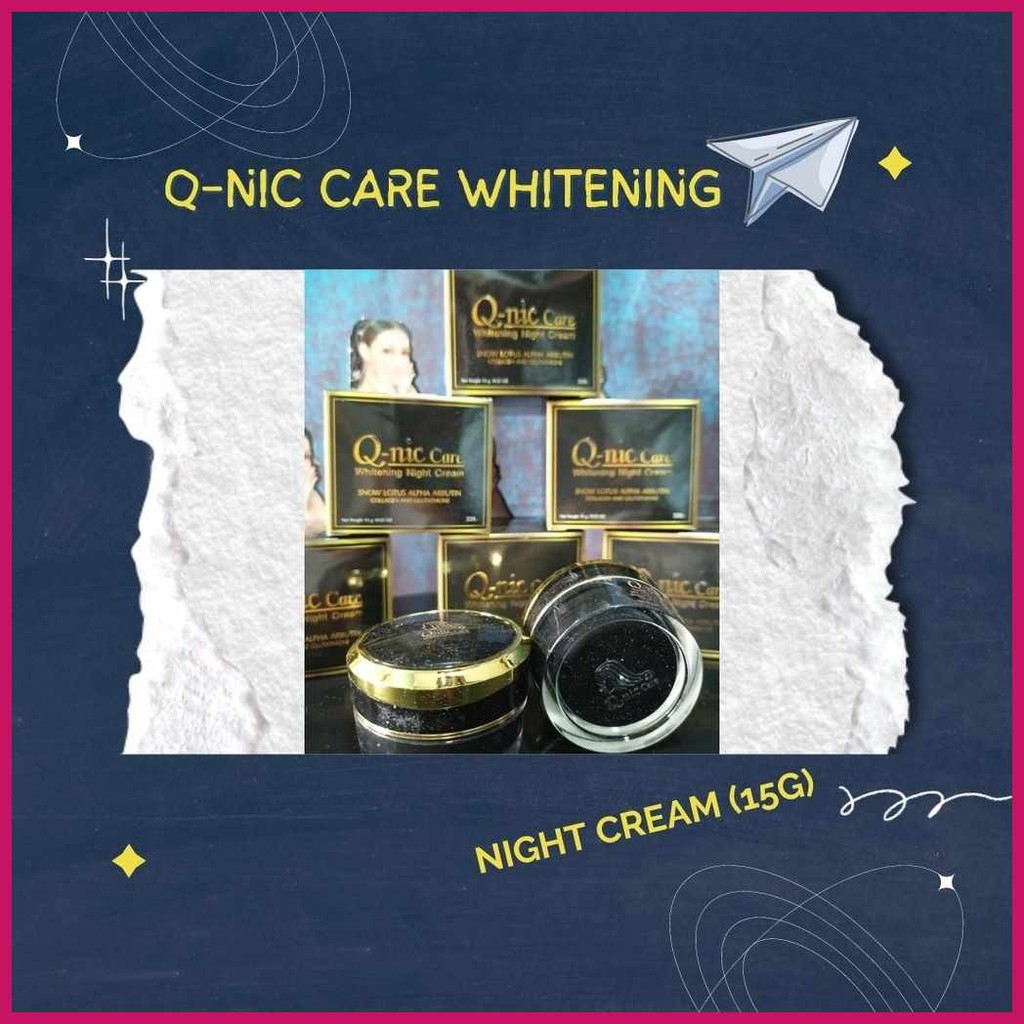 Q-nic*LL!Care)N}SM#Whitening>G}Night>h}Cream(FACE>j}CREAM) | Shopee ...