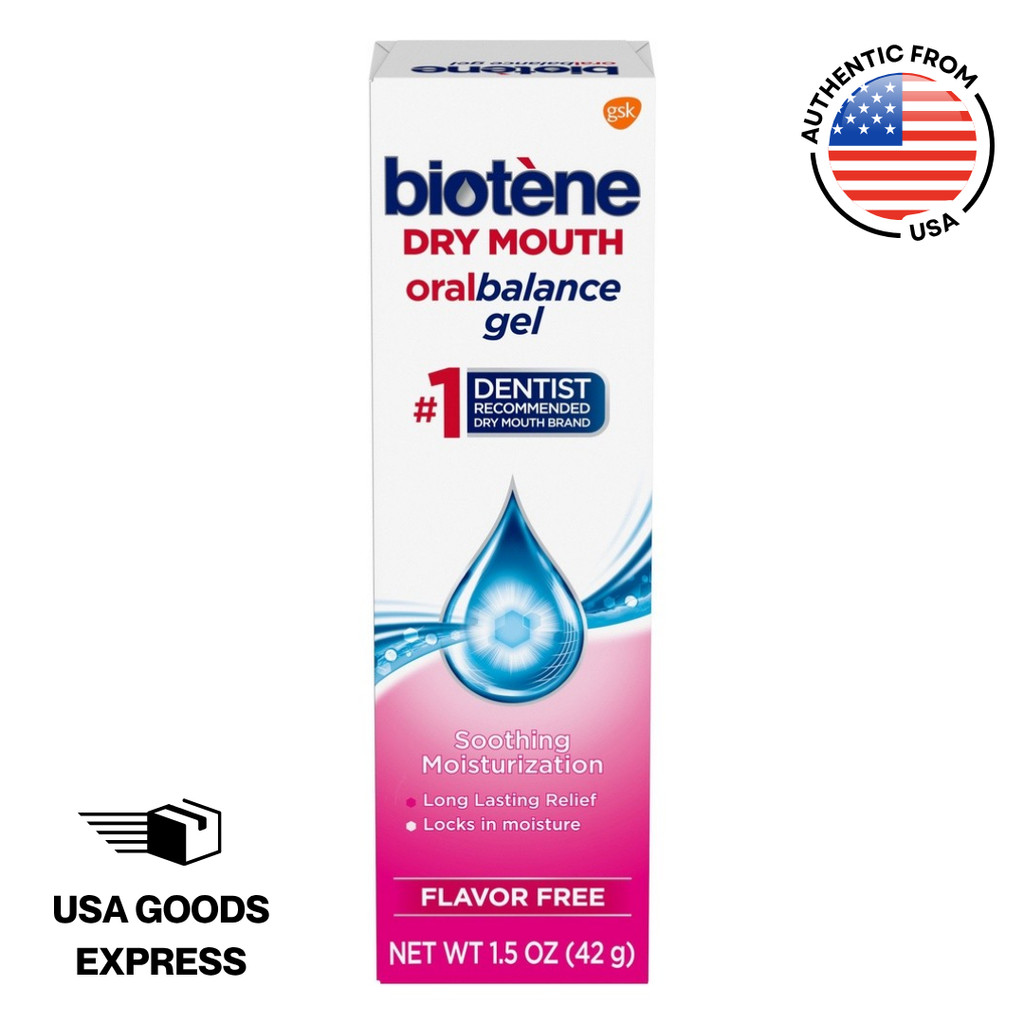 Biotene Oral Balance Gel: Flavor-Free, Alcohol-Free Moisturizer for Dry ...