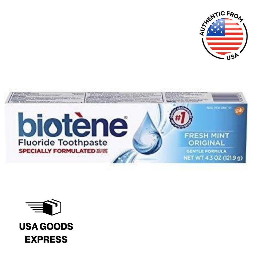Biotene Fluoride Toothpaste, Fresh Mint Original (4.3 oz) | Shopee ...