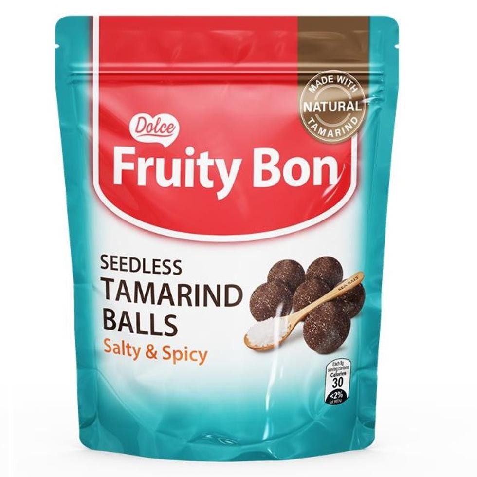 Dolce Fruity Bon Seedless Tamarind Balls Salty & Spicy 90g | Shopee ...