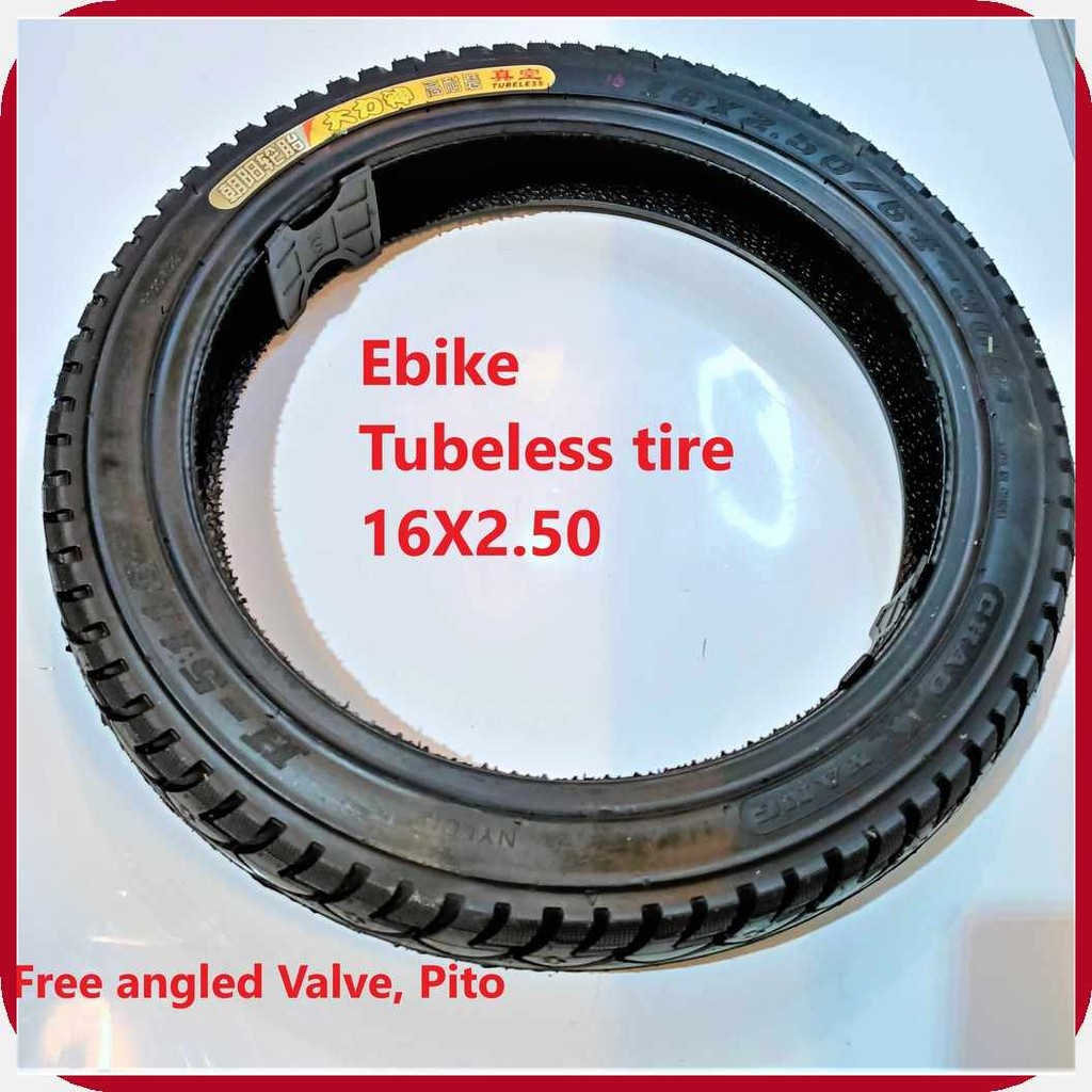 ebike`pj*tubeless&a)tire#O]16X2.50.H]with.b]free.s]angled.Ug]valve.bu ...