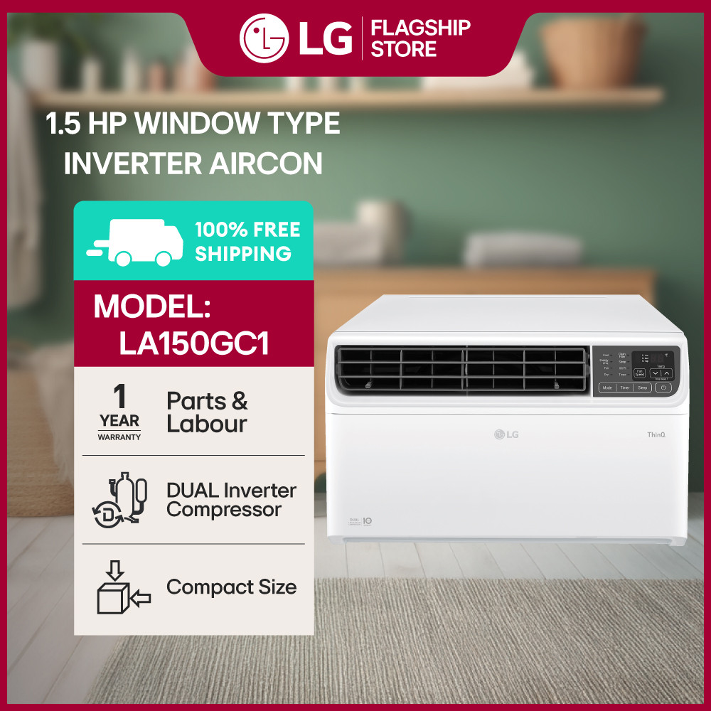 Shop lg dual inverter window type for Sale on Shopee Philippines