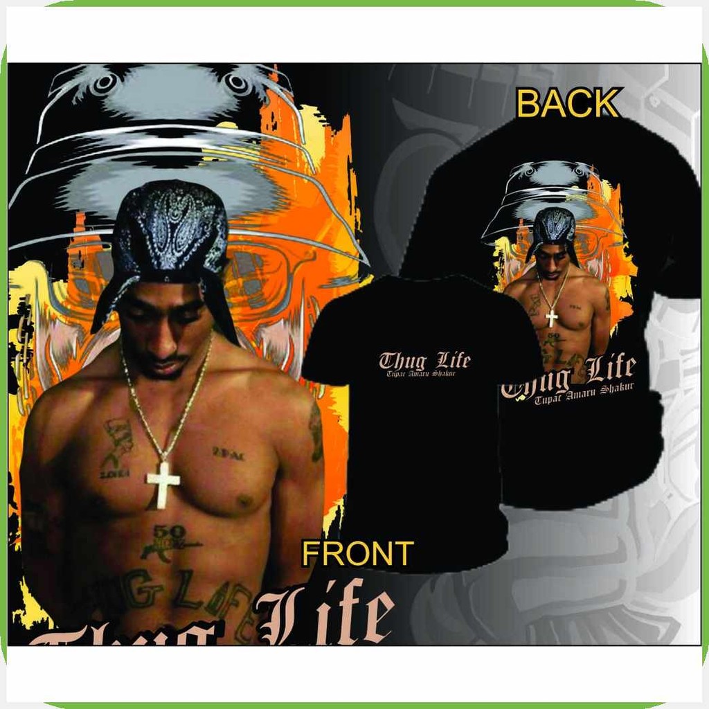 2Pac[uQ_T-Shirt!h$Vintage}h>Rapper)D>sku)j>046 | Shopee Philippines