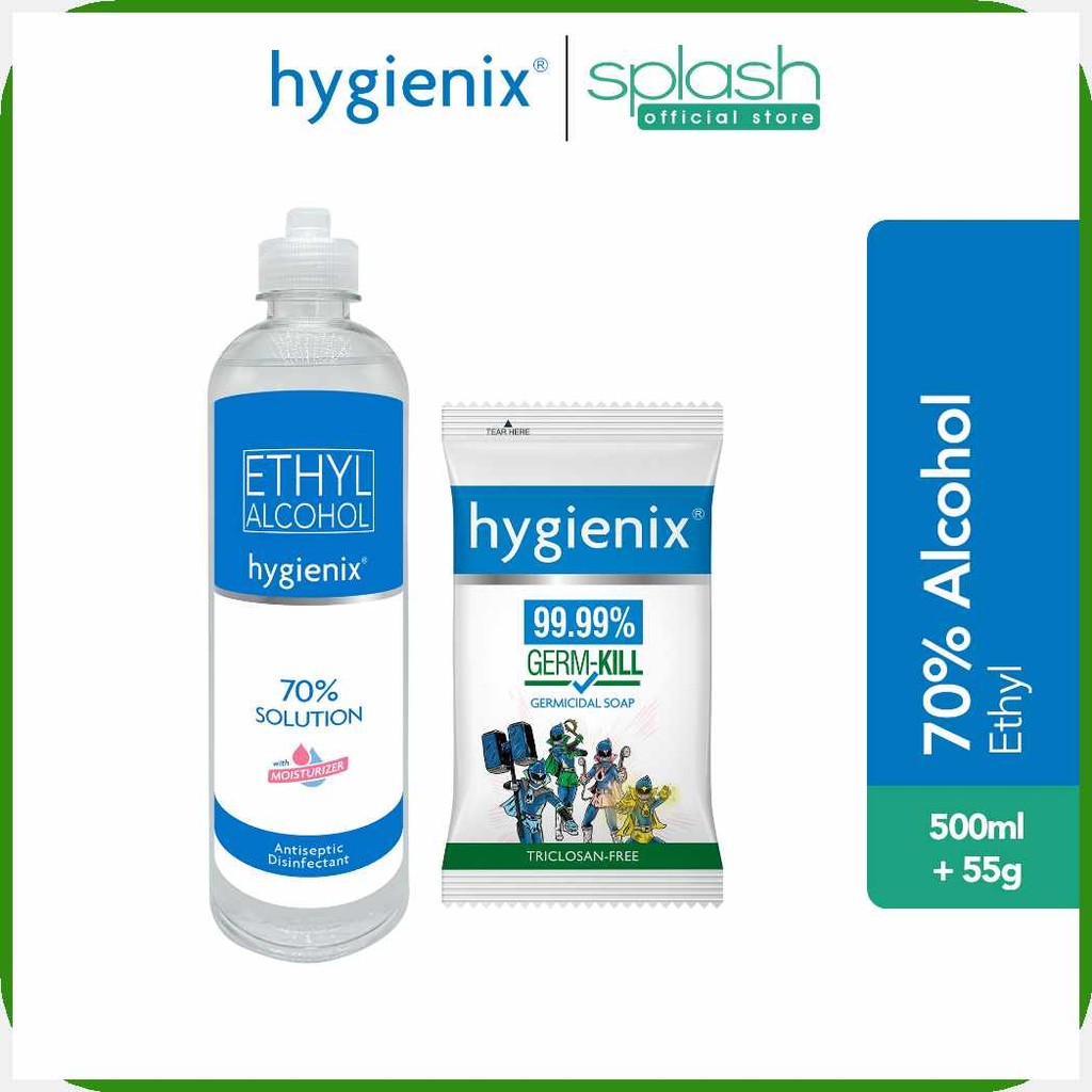 Hygienix>X.70%*v$Ethyl/Bp^500ml/r^+/T^Germ/C^Kill/i^Soap/H^55g | Shopee ...