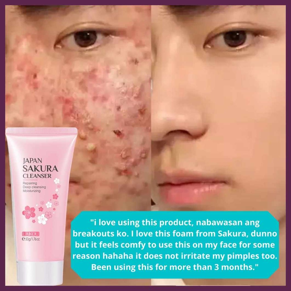 LAIKOU=PM.Japan'F!Sakura[BV!Foam[FV!Cleanser[Kl!Face[FF!Wash[Nh!Oil[do ...