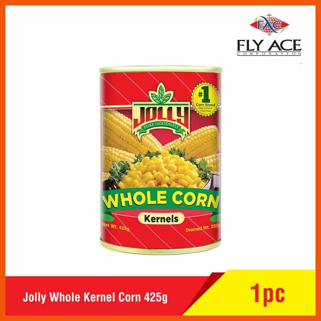 Jolly?I:Whole'Va?Kernel/pz$Corn^dQ$425g | Shopee Philippines