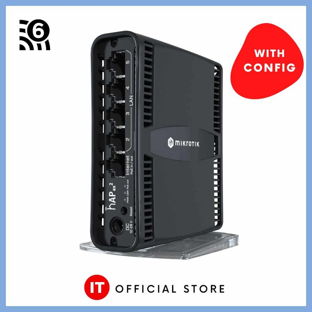 MikroTik%Rz*z*hAP*T?ax2*n?*Q?Wi-Fi*s?6*lk>Managed)GW>Router - 5 Ports ...