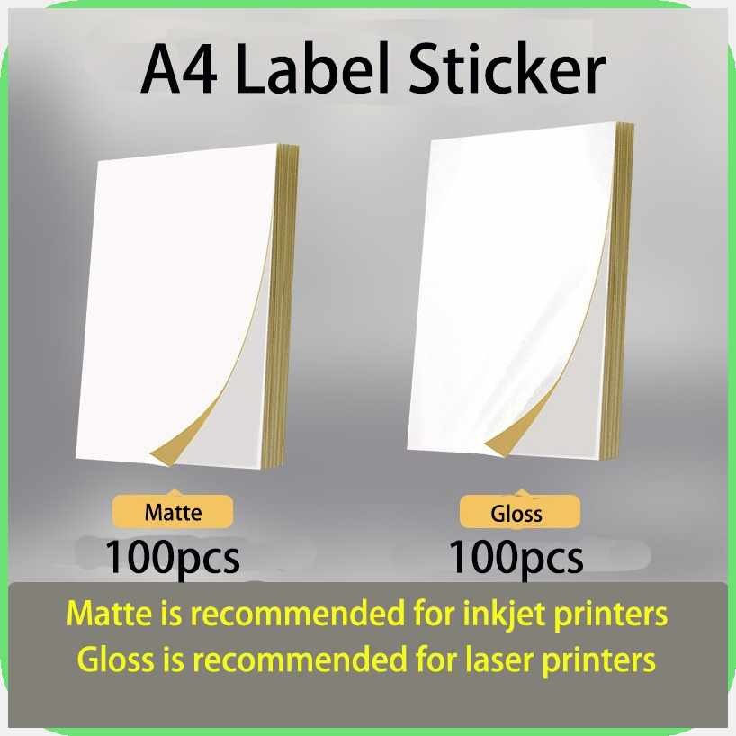 A4=Kf:Size@bQ+Matte FW+IB+LI+ng+gL+Kv+Sticker Paper Glossy Sticker ...