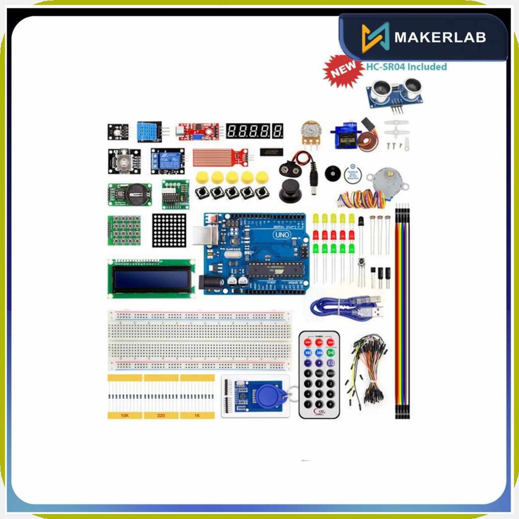 Makerlab:R^Upgraded|c@Starter`U;Kit&for&Np:Uno%Dz:R3%xM:DIP%nA:with PDF Manual Lessons ...