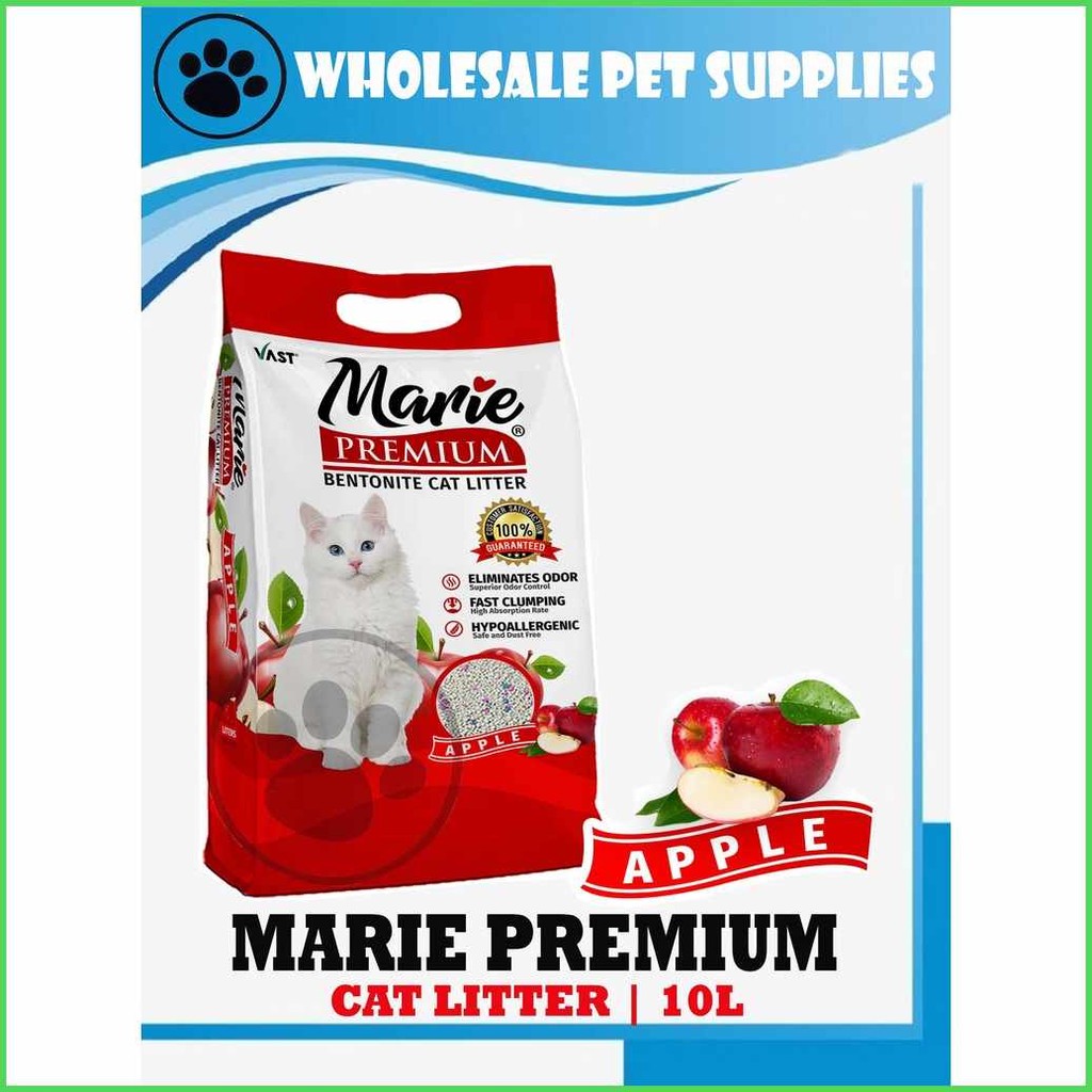 MARIE'Q)Premium&K&Cat&Sand&-&APPLE&10L | Shopee Philippines