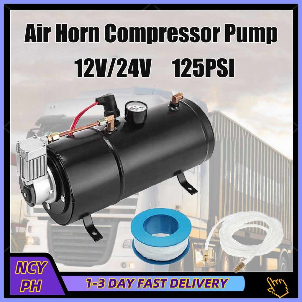 Universal>a;12V)E`125,A!PSI[a!Air[a!Horn[bCompressorpTankpPump | Shopee ...