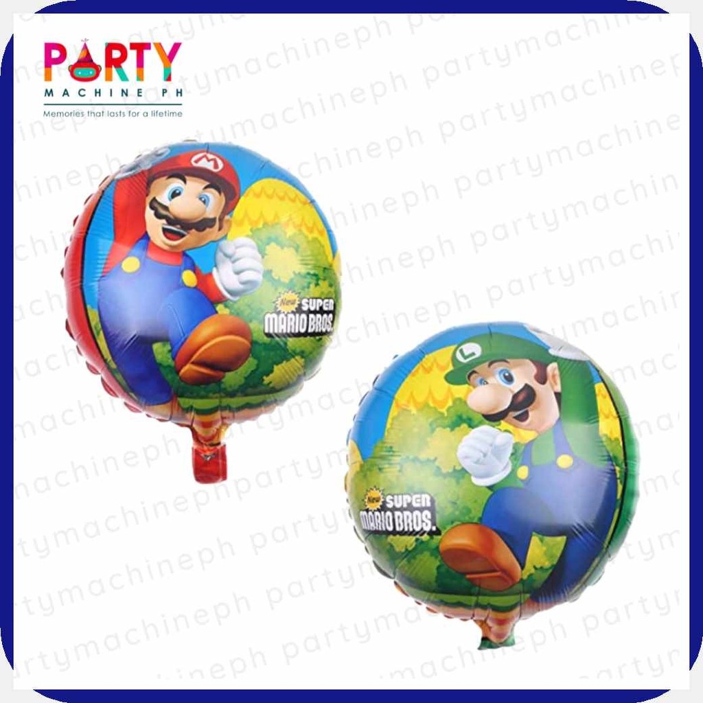 10pcs/wi.Super|Jz?Mario_rF:Balloons%m:/%C:Luigi%V:Foil%Z:Balloons ...