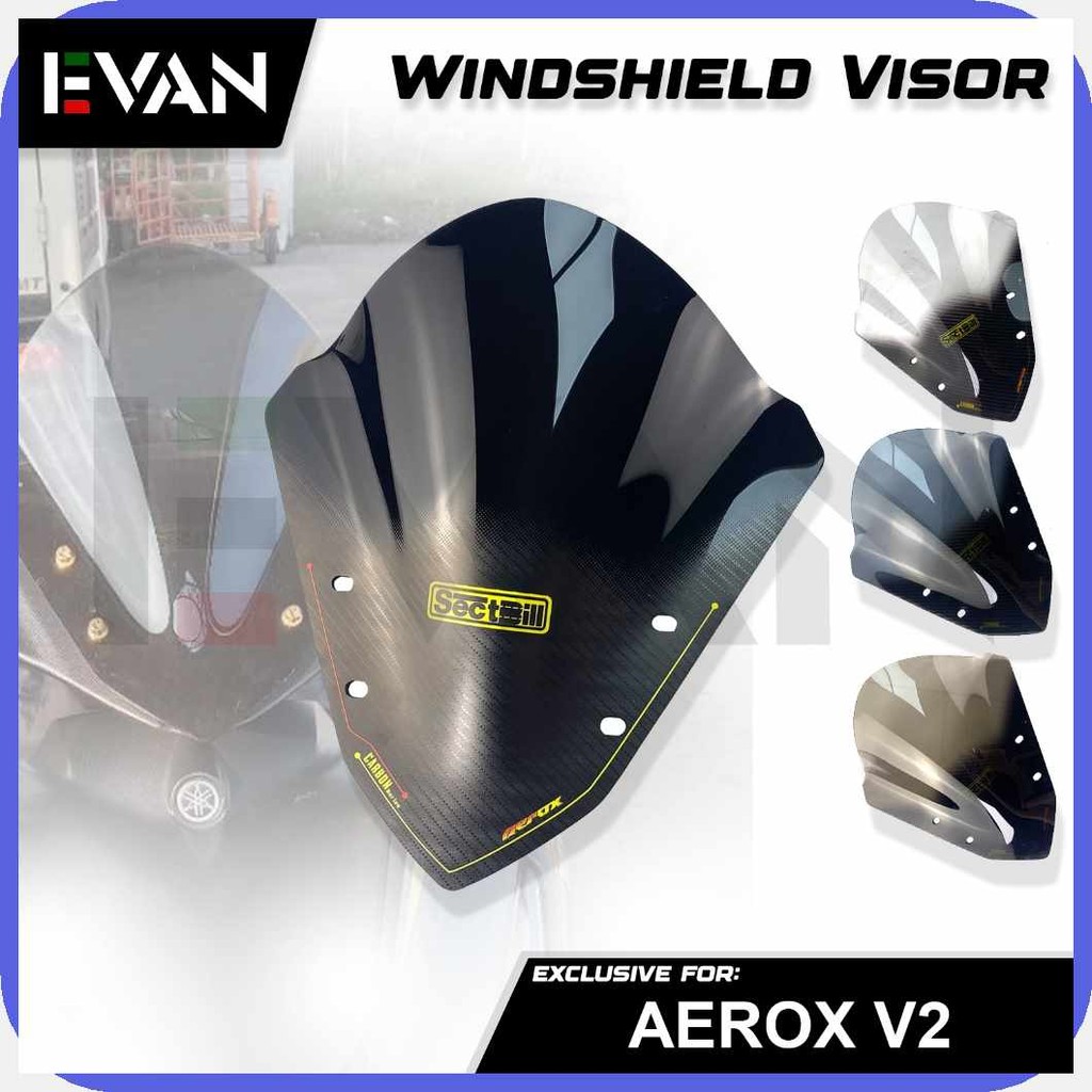 Sectbill!W$Windshieldj%Visor~aa?for*km?Yamaha*Sm?*EK?Aerox*EY?155*xK?V2 ...
