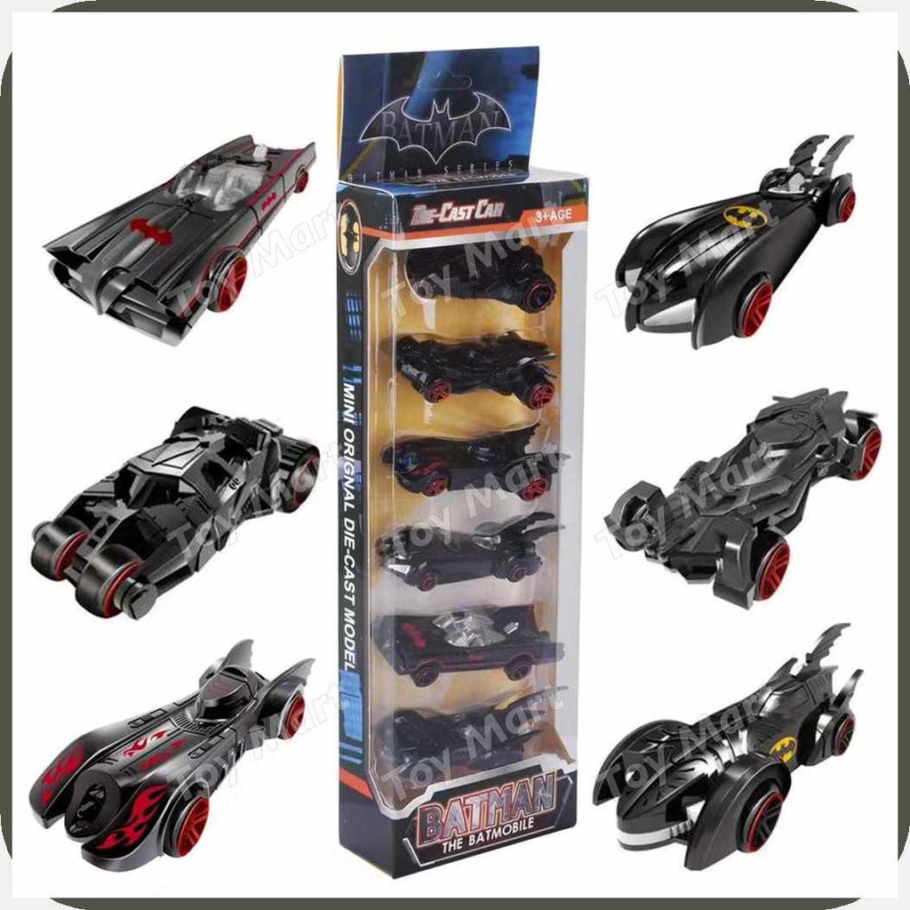 6PCS/SET/yo&Batman&oF)Alloy.rX#Batmobile]H#Set]I#Comics]Q#Batman]b#Die ...